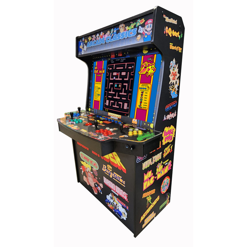 N2fun Mame/Hyperspin 4 Player Plug-In Full Size Arcade Machine with ...